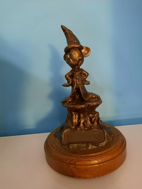RARE STATUE CAST member Disney Mickey sorcier Disneyland Paris EUR 490 ...