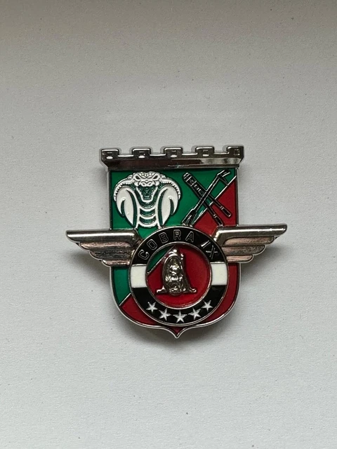 INSIGNES MILITAIRE FRANÇAIS parachutiste mission Cobra ( 9 ) Argent EUR ...