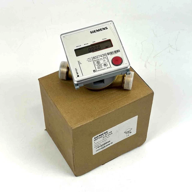 SIEMENS WFH21.D110 ELEKTRONISCHER Wasserzähler Volutron II 110mm warm ...