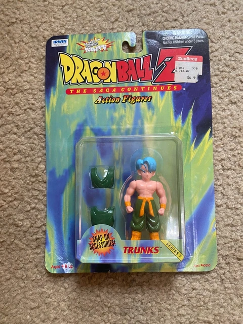 VINTAGE RARE NEW in Box Trunks Dragon Ball Z Figure from Irwin Series 3 ...