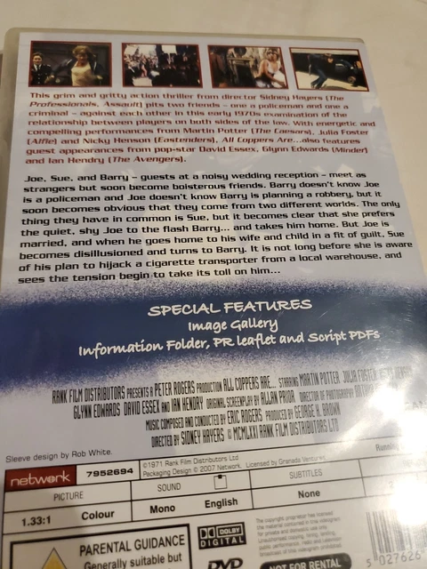 ALL COPPERS ARE... DVD Martin Potter Nicky Henson Julia Foster. Like ...