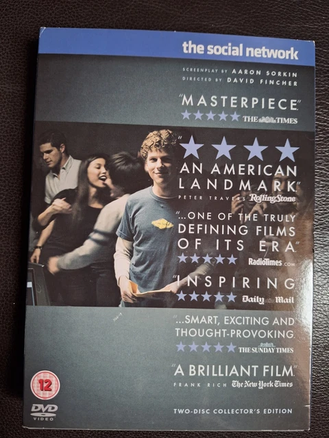 THE SOCIAL NETWORK DVD Two Disc Collector's Edition £4.37 - PicClick UK