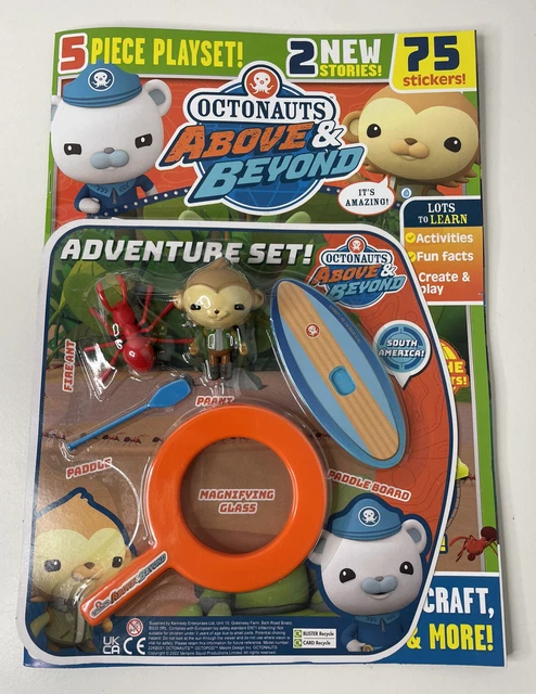 OCTONAUTS MAGAZINE #133 2023 Stickers activites facts + Octo-Watch ...