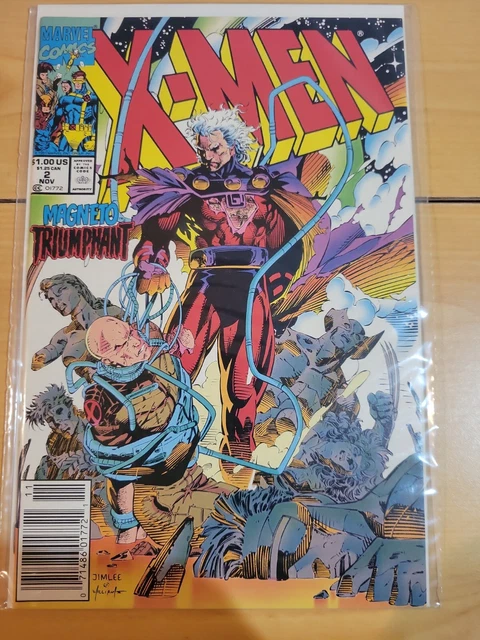 X-MEN #2 NOV 1991 MARVEL COMIC MAGNETO TRIUMPHANT JIM LEE $49.55 ...