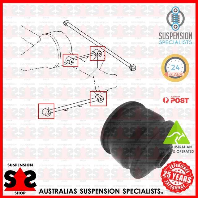 REAR AXLE LOWER Mounting, Control/Trailing Arm Suit TOYOTA Tercel Hatchback EUR 19,37 - PicClick FR