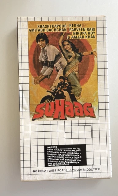 SUHAAG : 1979 Amitabh Bachchan Bollywood Vhs First Release On Emary ...