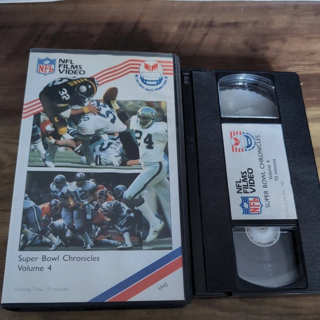 NFL SUPER BOWL Chronicles Volume 4 VHS 📼 £9.98 - PicClick UK