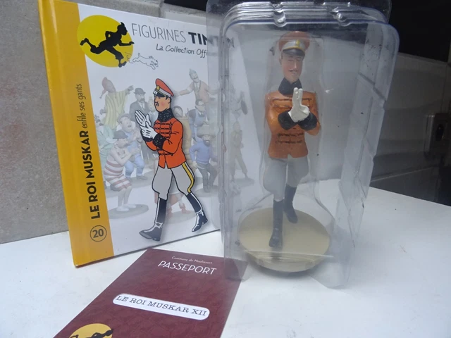 FIGURINE TINTIN N°20 LE ROI MUSKAR collection officielle EUR 20,00 ...