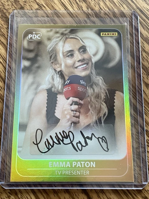 🔥 PANINI PDC World Championship 2026 Emma Paton AUPDC-03 Auto Gold /9 🔥 ...