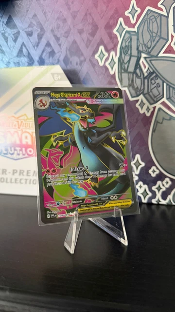 POKÉMON TCG MEGA Charizard X EX 109/094 Rare Mega Evolution Phantasmal ...