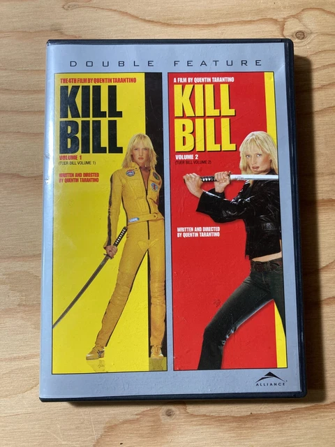 KILL BILL DOUBLE FEATURE DVD Set Volume 1 + 2 Quentin Tarantino ...