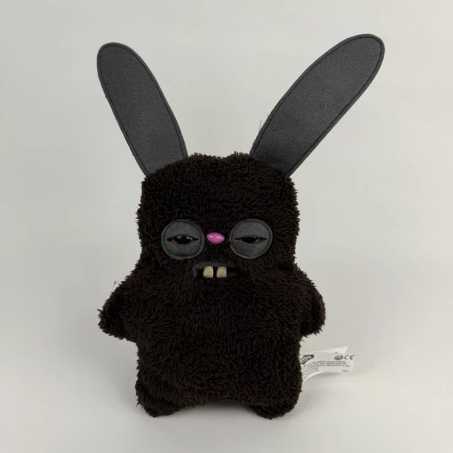 FUGGLER BROWN RABID Rabbit Plush Soft Toy Funny Ugly Monster 14” (36cm ...