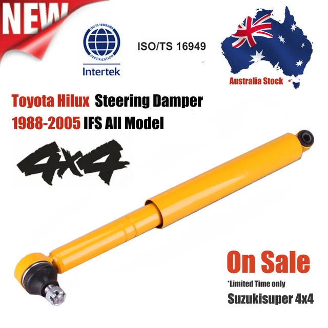 STEERING DAMPER fits Toyota Hilux 4wd Ute LN107 LN108 LN111 YN107 YN110 8/88-97 $52.50 - PicClick AU