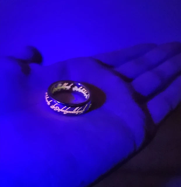 LORD OF THE Rings - Glow In The Dark The One Ring The Hobbit Frodo ...