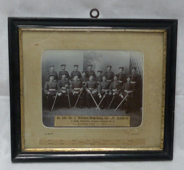 RESERVISTENBILD MECKLENBURG SCHWERIN Dragoner Regiment Parchim Nr.18 ...