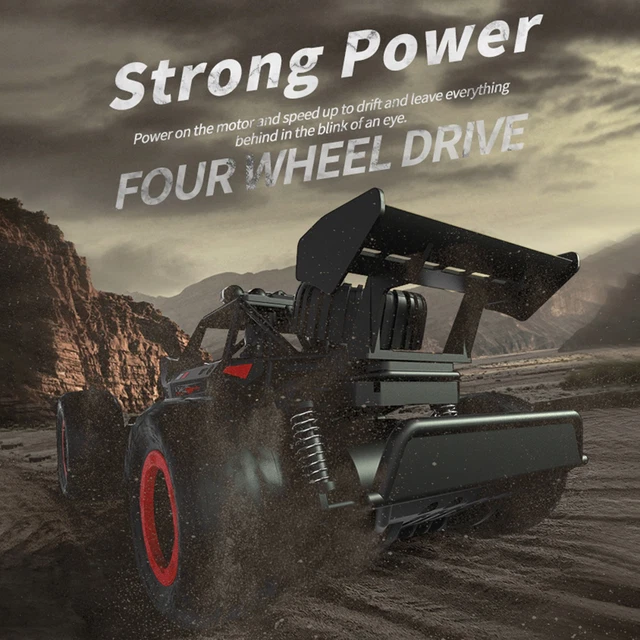 BLUE REMOTE CONTROL Car 2.4 GHz High Speed 4WD Electric Off-Road ...