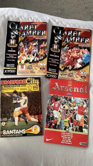 BRADFORD CITY RETRO Football Programme Bundle (1982-2000) £13.20 ...
