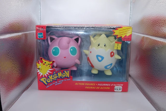 HASBRO POKEMON 1999 Jigglypuff and Togepi Sealed Canadian English ...