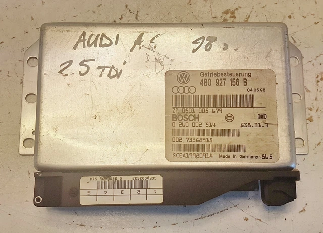 AUDI A6 2.5 TDi VW ŠKODA SEAT ECU transmission control unit 4B0927156B ...