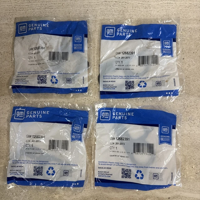 GENUINE GM WATER Pump Gasket 12682391 Set Of 4 $28.02 - PicClick CA