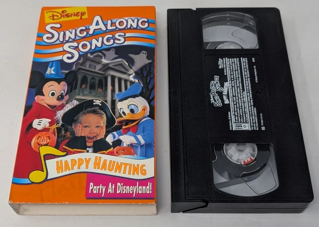 DISNEY SING ALONG Songs Happy Haunting Party at Disneyland VHS Tape ...