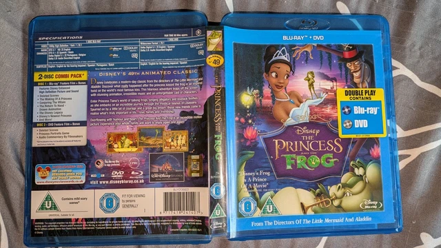 DISNEY'S THE PRINCESS and the Frog, 2-disc Combi Pack, Blu-ray & DVD, Classic 49 £2.79 - PicClick UK