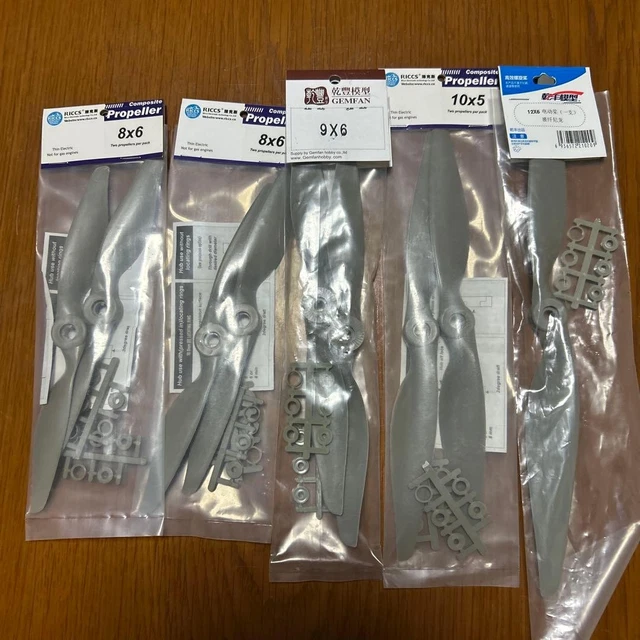 RC AIRPLANE PROPELLER set 8x6 9x6 10x5 12x6 £81.31 - PicClick UK