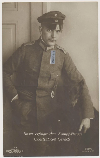 AK FLIEGER BEOBACHTER Oberleutnant Gerlich - Sanke Liersch (4163x) EUR ...