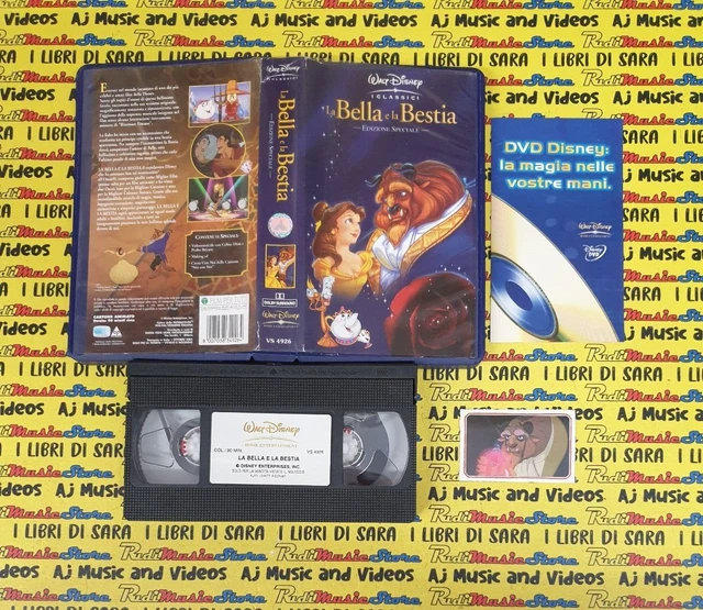 VHS FILM LA BELLA E LA BESTIA EDIZIONE SPECIALE 2002 WALT DISNEY VS 4926 (F249) EUR 4,99 ...