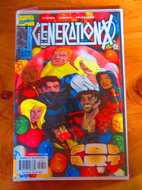 COMIC BOOK GENERATION X Marvel Vol. 1 No. 37 April 1998 Great ** Must ...