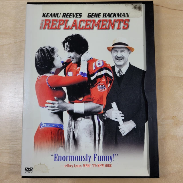 THE REPLACEMENTS (DVD, 2000) Keanu Reeves, Gene Hackman Very Funny ...