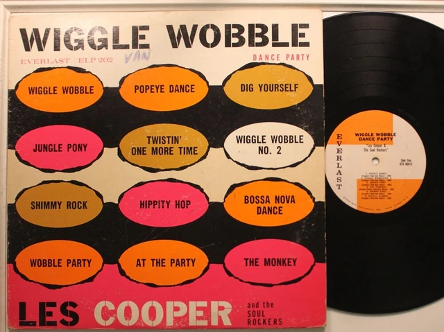 LES COOPER & The Soul Rockers LP Wiggle Wobble Danse Fête Sur Everlast ...