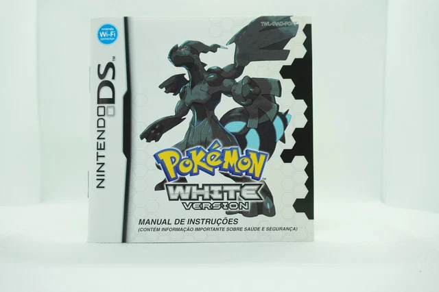 POKEMON WHITE EDITION Portugues Nintendo DS Booklet Instrucoes Manual ...