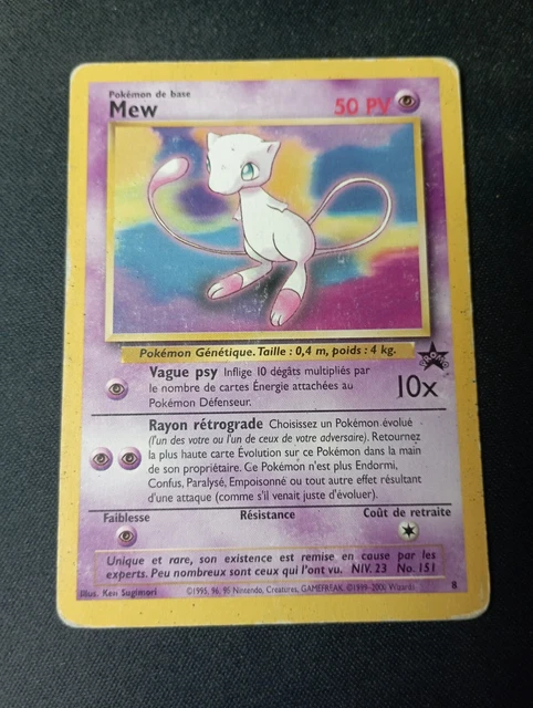 CARTE POKÉMON - Mew Promo Black Star 8 - Wizard EUR 1,00 - PicClick FR