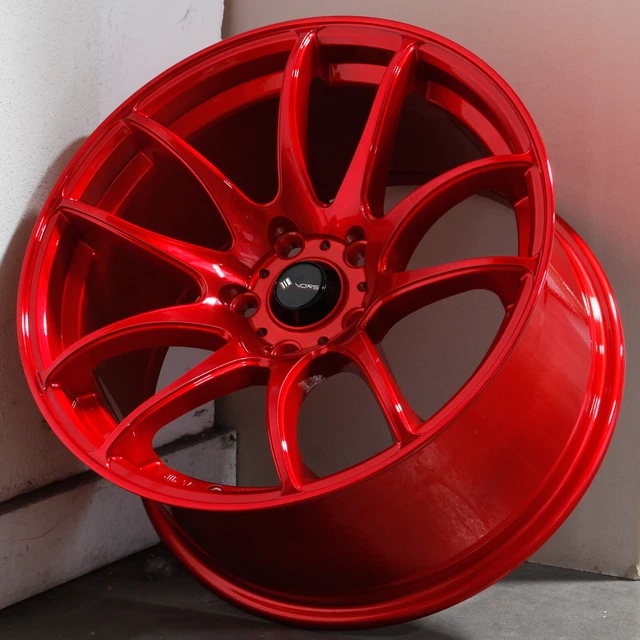 18X8.5 CANDY RED Wheels Vors TR4 5x115 35 (Set of 4) 73.1 EUR 1.159,87 ...