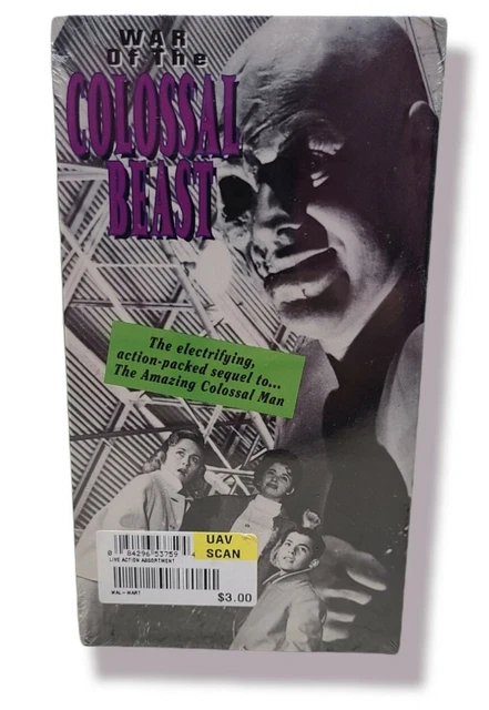 WAR OF THE Colossal Beast (VHS) Horror Scifi Classic! Bert I. Gordon ...