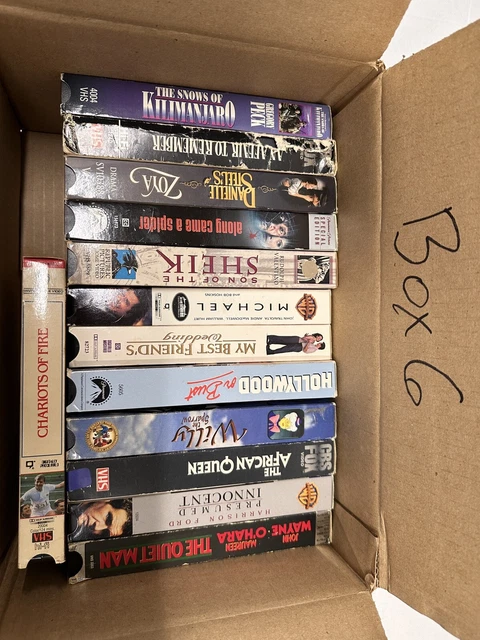 VHS TAPE QTY 13 LOT VHS Tapes Bulk Group Vintage Comedy Classic War ...