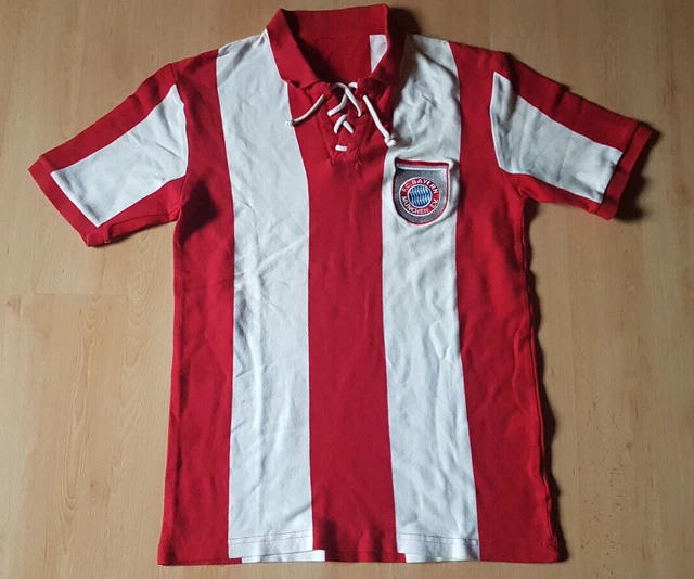 FC BAYERN MÜNCHEN Retro Trikot Heim Home aus den goldenen 70'ern Gr. M ...
