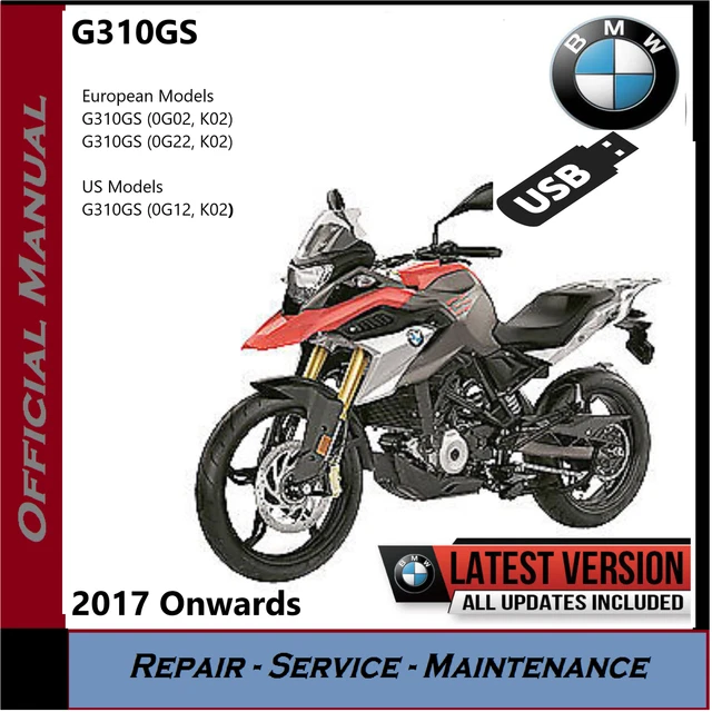BMW G310GS G310 GS Workshop Service Repair Manual Version 2017 Onwards ...