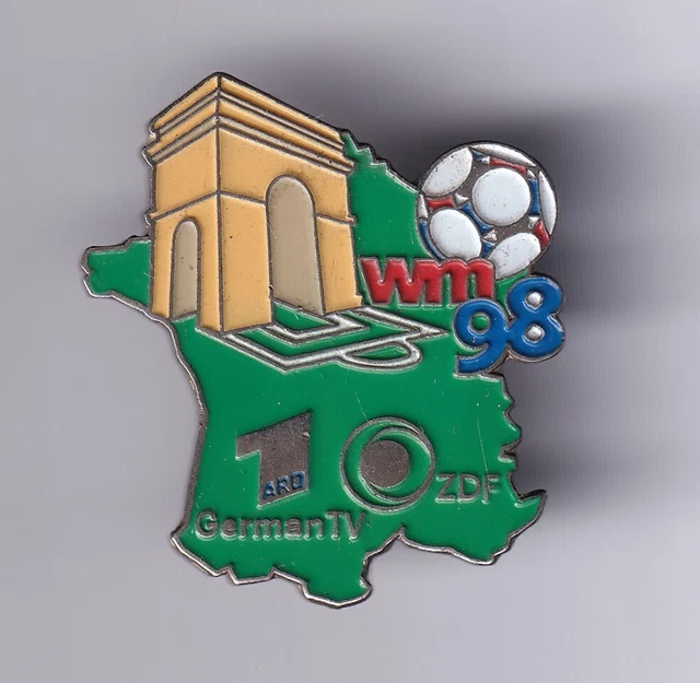 PINS PIN FOOTBALL Soccer Foot World Cup 98 France 1998 Arthus Bertrand ...