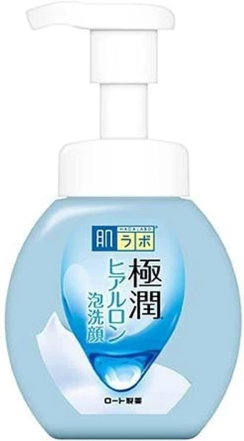 ROHTO HADA LABO Gokujyun Hyaluronic Acid Moisture Foaming Cleanser Face ...