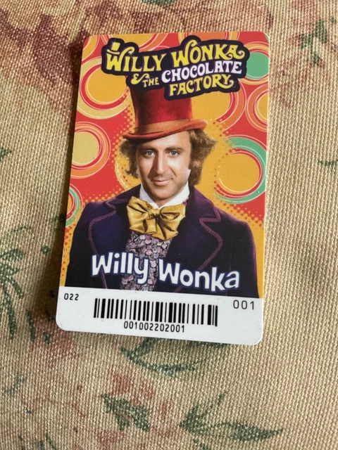 WILLY WONKA CARTE-WILLIE Wonka-barcoded EUR 3,38 - PicClick FR