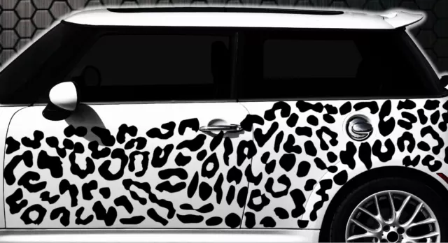 LEOPARD PIXEL CYBER Camouflage XXL Set Auto Aufkleber Sticker Stylin ...