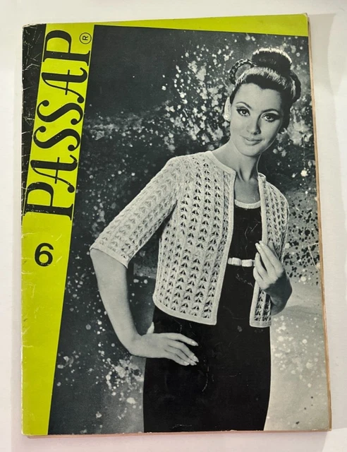PASSAP KNITTING PATTERN Books Vintage Knitting Machine Patterns 1967 ...