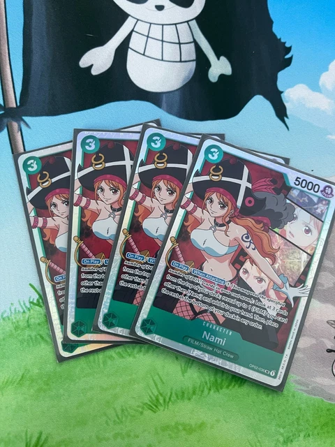 NAMI OP02-036 SR - PARAMOUNT WAR ONE PIECE TCG X4 (Ensemble de Jeu) EUR 167,17 - PicClick FR