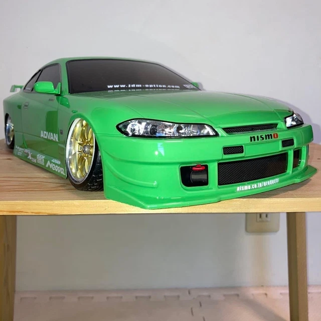 TAMIYA NISSAN SILVIA S15 1/10 RC Car Body Shell w Accessories Body Only ...
