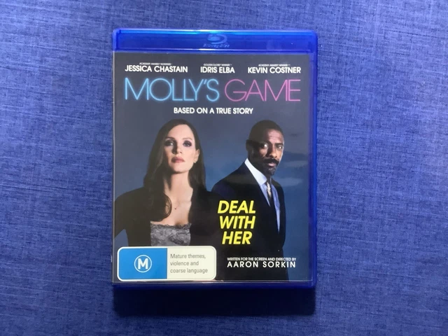MOLLY'S GAME (BLU-RAY, 2017) Idris Elba - Like New Region B £11.62 ...