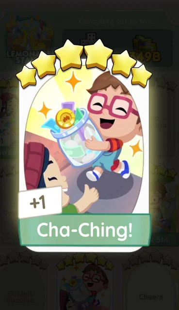 CHA-CHING! 🌟🌟🌟🌟🌟🌟 (SET 20) Monopo_ly-go Stickers ( SUMMR ESCAPE ) £2.21 - PicClick UK