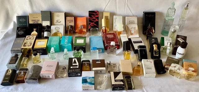 LOT 40 FLACONS de PARFUMS MINIATURES Vintage PLEINS dans leurs BOÎTES D ...