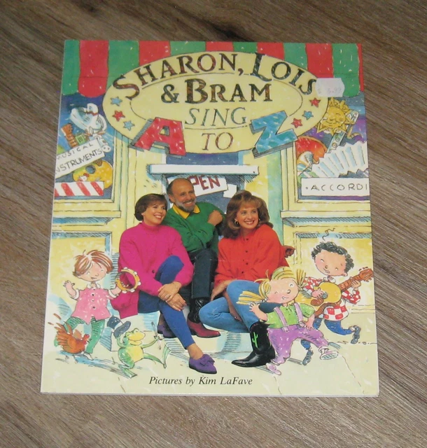 1992 SHARON LOIS & Bram Sing A To Z pb BOOK Music Songs $20.00 ...